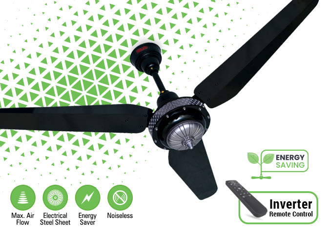 BELVIN CEILING FAN SAPPHIRE MODEL (INVERTER 30 WATT) REMOTE CONTROL RF ...