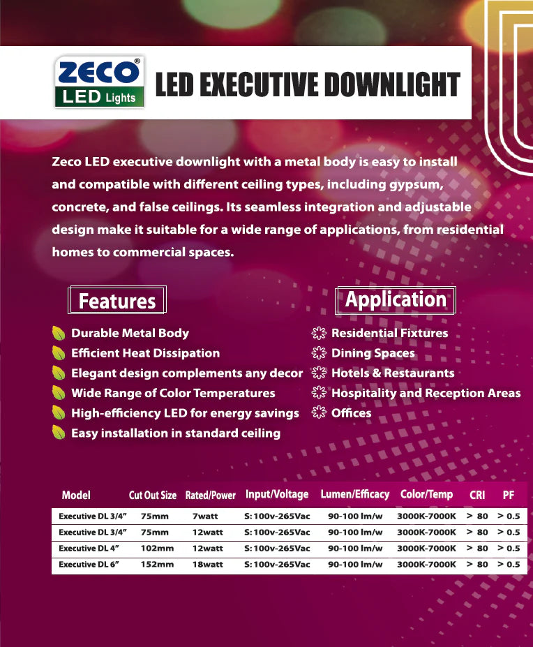 Downlight Led Executive – Pak Friends Enterprises